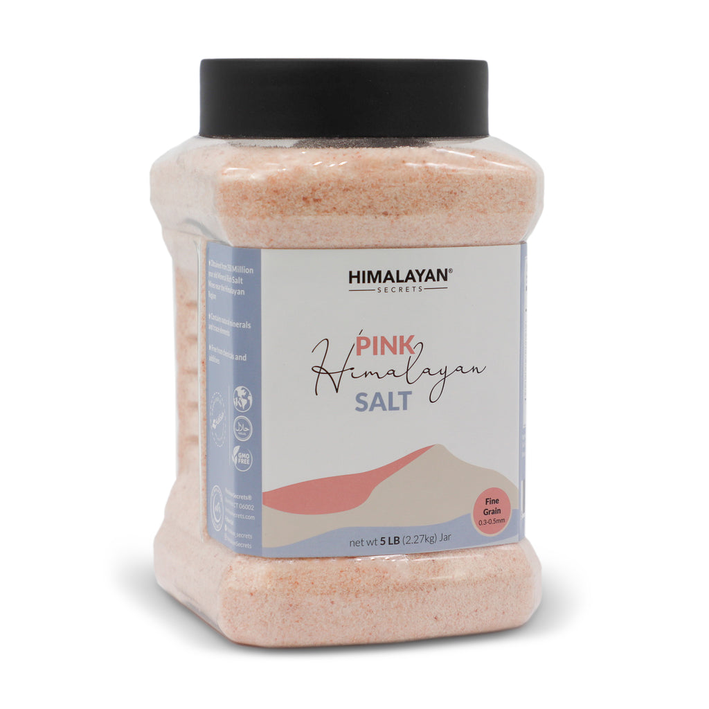 Pink Salt Fine Jar | Himalayan Secrets©