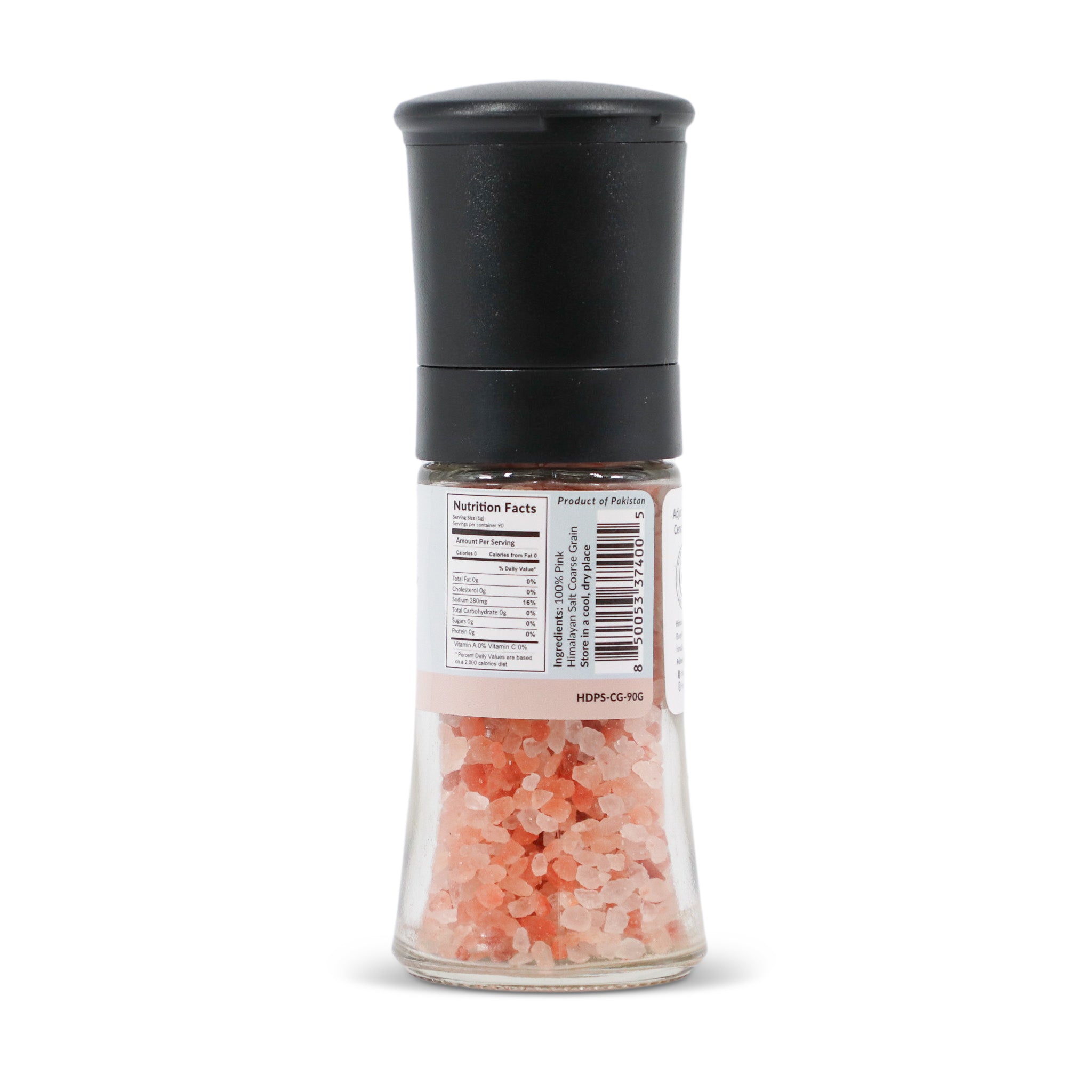 3.17 oz Pink Salt Coarse Grinder | Himalayan Secrets©